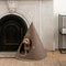 Nooee Pet Cave Buddy (L) – Cream | Stylish & Cozy Dog Bed for Small Dogs